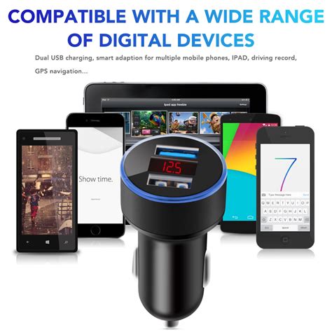 Autolader V A Met LED Display Universele Dual Vicedeal