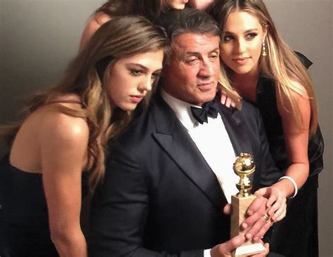 Miss Golden Globes Predicting The Stallone Sisters Night Of Looks