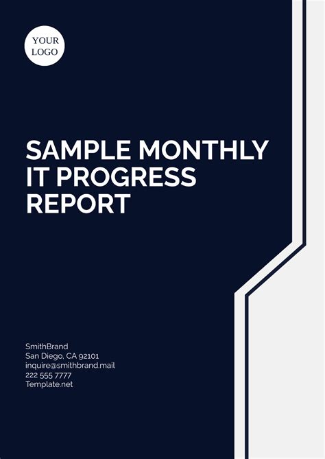 Free Work Progress Report Template To Edit Online