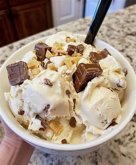 Cookie Dough Snickers And Reeses Ice Cream
