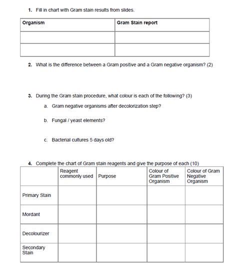Solved Lab 5 Gram Stain The Gram Stain One Of The Most Chegg Com