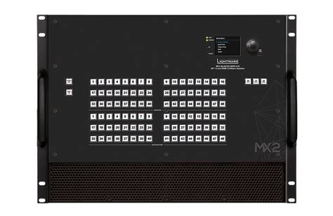 91310084 Lightware MX2 48x48 DH 48DPi A R Full 4K Matrix Switcher With 48x48 DisplayPort 1 2