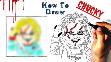 How To Draw Chucky The Step By Step Tutorial For Beginners Youtube