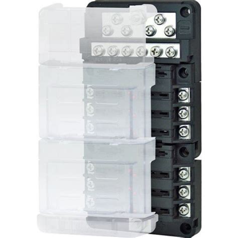Way Fuse Box With Negative Buss Bar