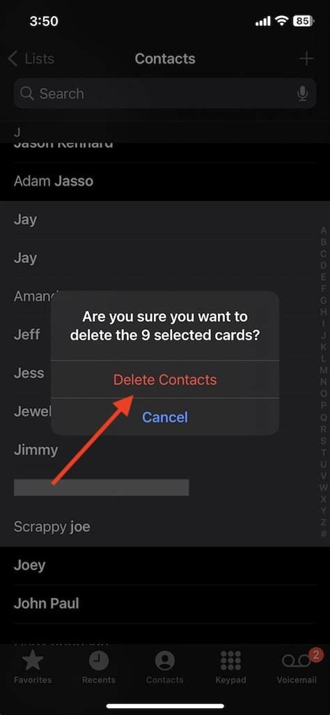 How To Delete Multiple Contacts On Iphone