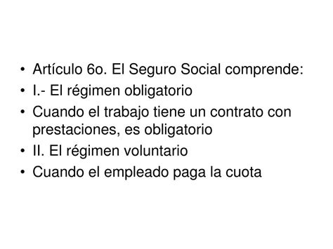 Ppt Ley Del Seguro Social Powerpoint Presentation Free Download Id
