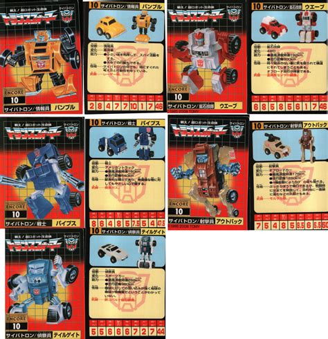 T Sets Bumble And Minibots 10 Transformers Encore Reissue Autobot