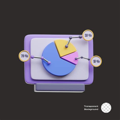 Premium Psd Analysis Garph 3d Icons