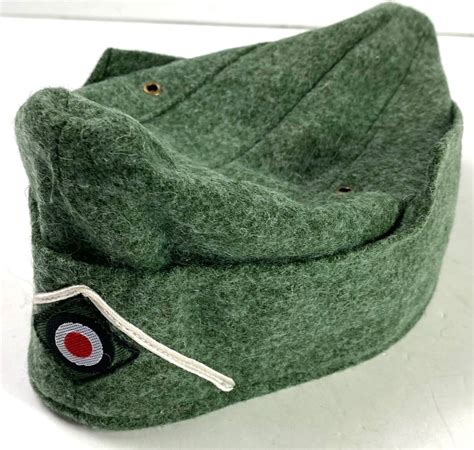 Wwii German Heer Army M34 M1934 Wool Overseas Field Cap Hat Winsignia