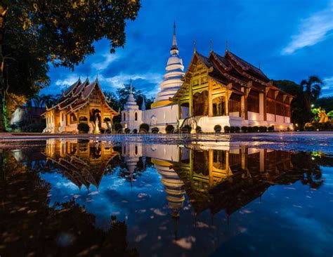 Wat Phra Sing Photo Stock Image Du Cambodge Silhouettes 37388364