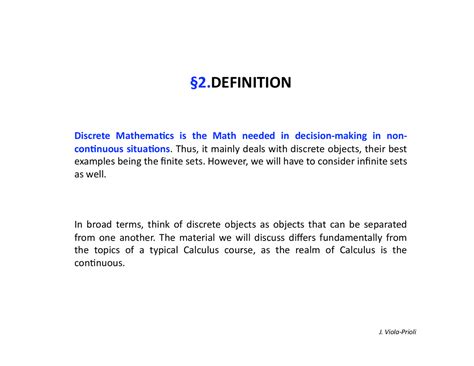 definitions for honors discrete mathematics mad 2104 docsity