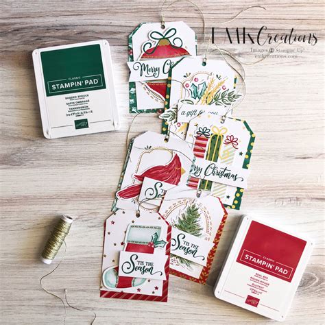 Create Beautiful Christmas Tags With Tag Buffet Emk Creations
