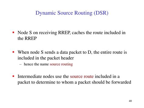 ppt manets and dynamic source routing protocol powerpoint