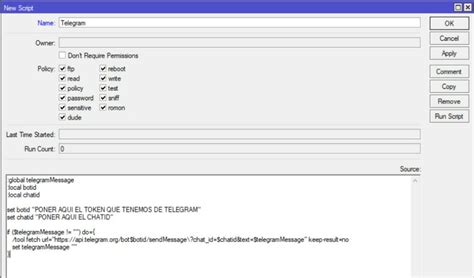 Script Para Enviar Mensajes De Telegram Con Mikrotik Domotuto