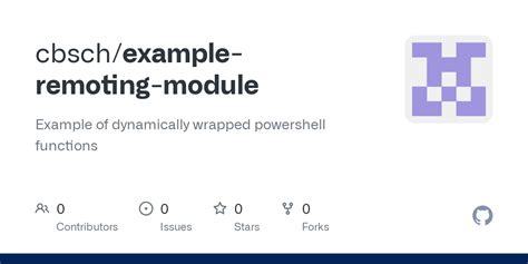 Github Cbschexample Remoting Module Example Of Dynamically Wrapped