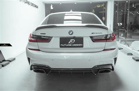 Future Design Bmw 3 Series G20 Carbon Fibre Diffuser Carbon Fibre