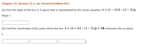 solved chapter 12 section 12 1 go tutorial problem 015 a