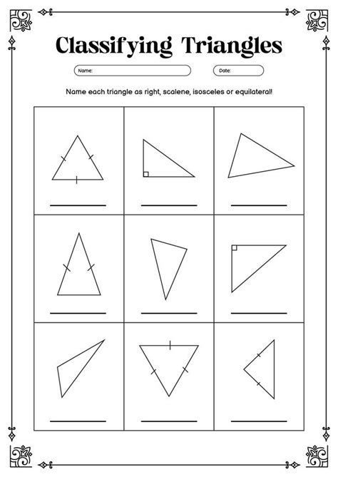 Best 13 Classifying Triangles And Angles Worksheet Artofit