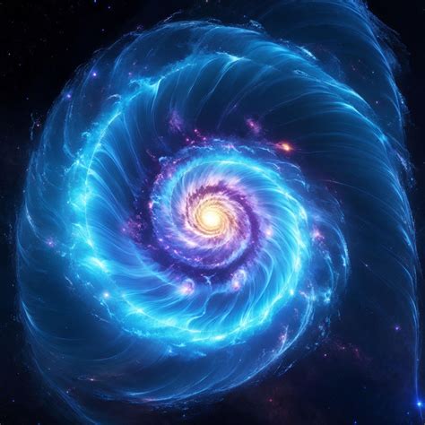 Fibonacci Sequence Spiraling Beta Sound Waves Emanating From By