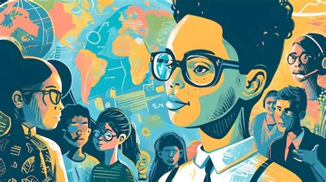 Premium Photo Celebrating The Impact Of Diverse Educators Worldwide