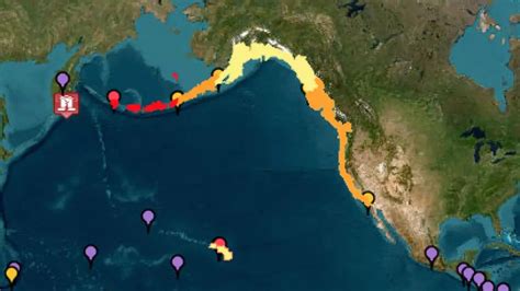 Tsunami Warning California What Time Could Waves Hit La Bay Area San