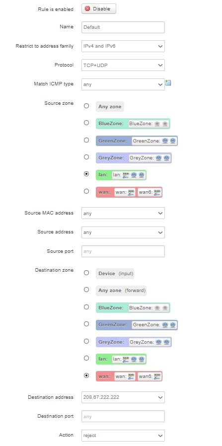 Blocking A DNS Server Network And Wireless Configuration OpenWrt Forum