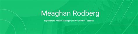 Meaghan Rodberg Experienced Project Manager It Pro Author Veteran Linkedin