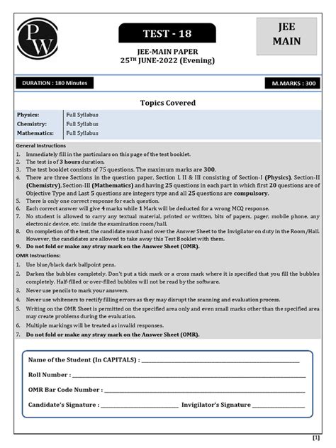 Test 18 Main Pyp Question Pdf Refraction Reflection Physics