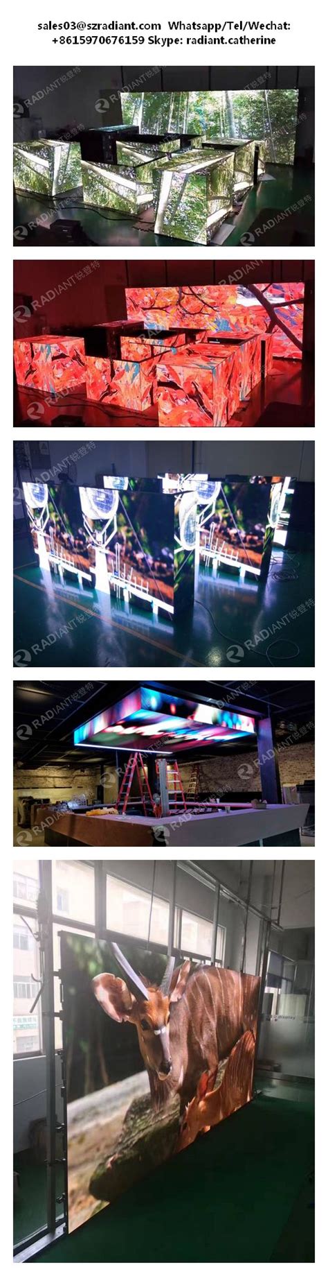 3d Led Screen Traditional Led Screen Flat Led Screen Creative Led Screen Design Trade Show