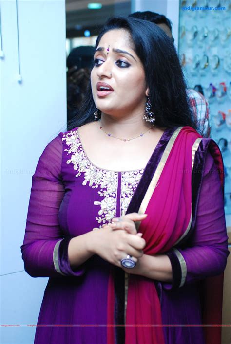 Kavya Madhavan In Blue Saree