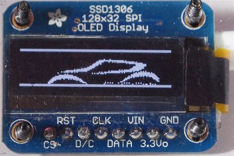 Adafruit Monochrome OLED Graphic Display PlastiBots