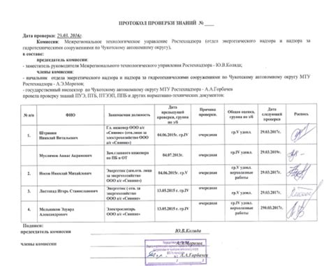 Образец протокол по электробезопасности образец