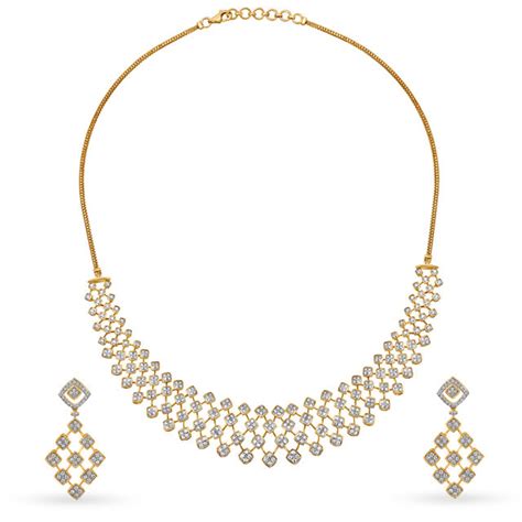 Diamond Necklace Designs In Tanishq