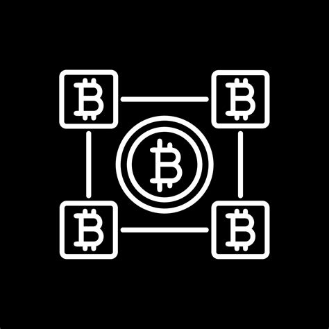 Bitcoin Blocks Line Inverted Icon Design 43984624 Vector Art At Vecteezy