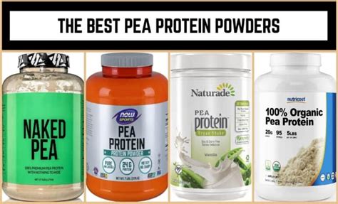 The 10 Best Pea Protein Powders January 2026 Jacked Gorilla