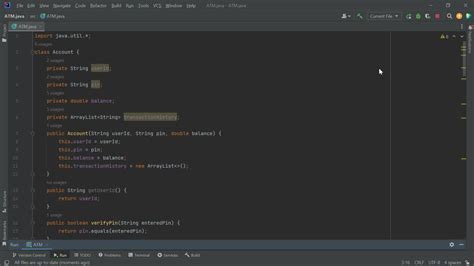 Created A Java Atm Simulation For Banking Viswahitha Baddula Posted