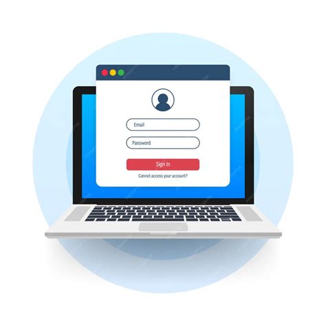 Premium Vector Sign In To Account User Authorization Login Authentication Page Concept