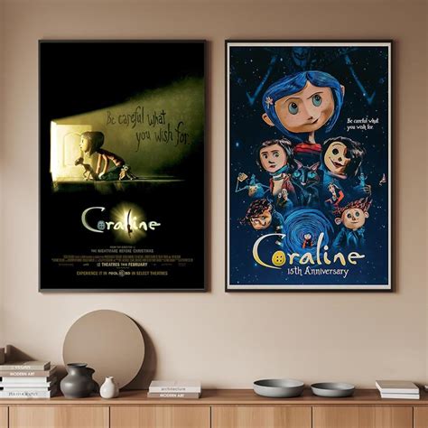 Coraline Movie Poster Classic Movie Art Fantasy Movie Print Film
