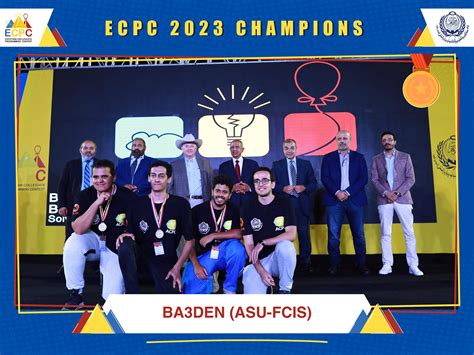 Ecpc 2023 Ecpc Egyptian Collegiate Programming Contest