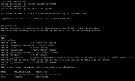 Oracle Database 11g R2 112 Installation On Oracle Linux 7 Ol7