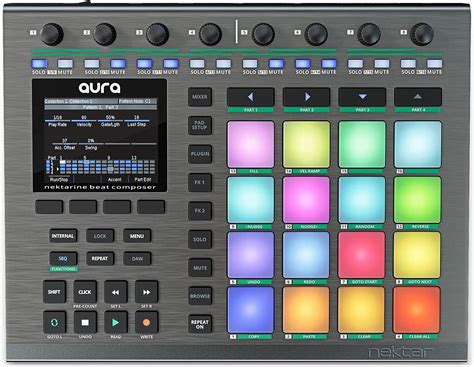 Nektar Aura Universal Midi Pad Controller Hosts Up To 16 Instrument