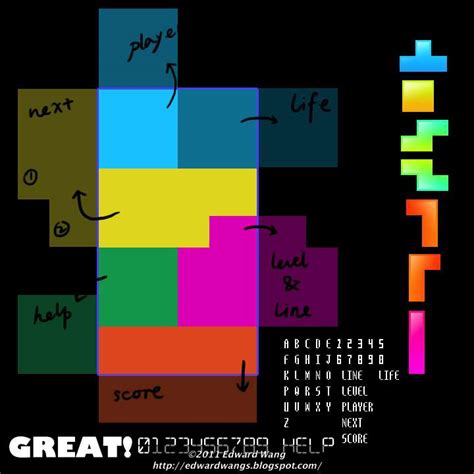 Yadong Wang S Art Design For New Style TETRIS