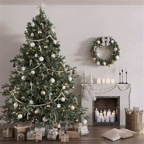 크리스마스 장식 세트 02 3d 모델 Turbosquid 2302233