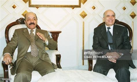 Iraqi Vice President Taha Yassin Ramadan Who Is On A Four Day Visit