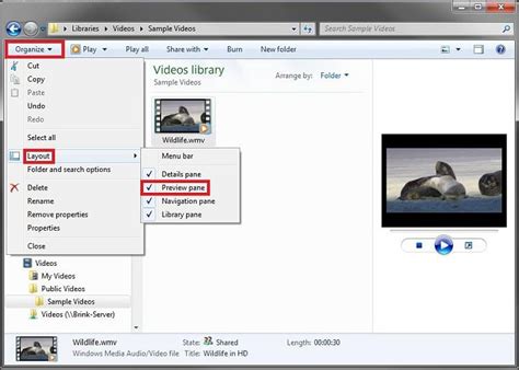 Preview Pane Turn On Or Off Tutorials