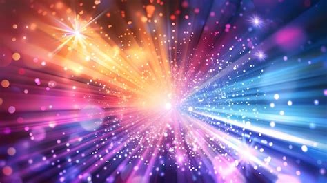 Vibrant Light Beams Emitting From A Microchip Word Perfect For Banner Backgrounds Concept Banner