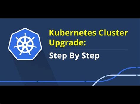 DevOps Tutorials Understand Kubernetes Cluster Upgrade Process Kubernetes Cluster