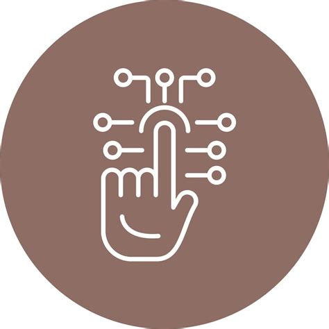 Premium Vector Touch Technology Vector Illustration Style