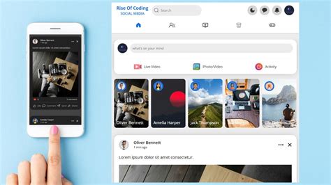 React Responsive Social Mediatutorial Darklight Mode React Js