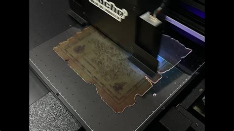 아크릴 보물지도를 Uv프린트로 제작 Uv 트릭을 더하다 유브이프린터 유브이프린트 Youtube